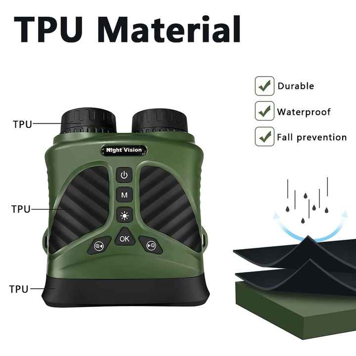 DT39 Digital IR Night Vision Binoculars - 8X Zoom & 3'' Screen