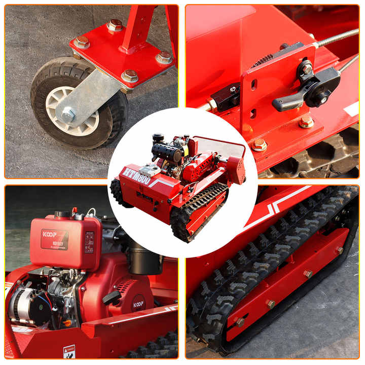 RC Lawn Mower with Y Blade - Efficient Grass Cutting