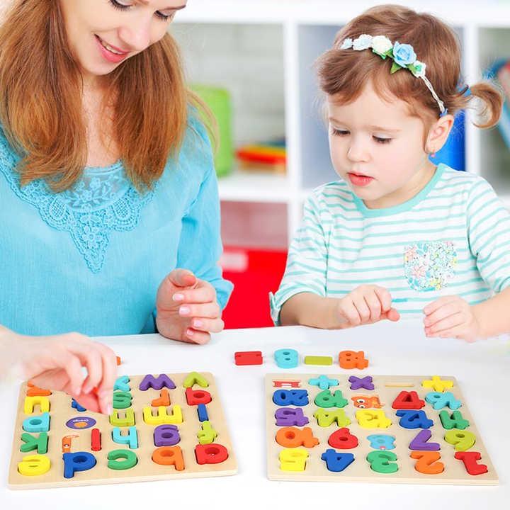 3D Number Figures Jigsaw Puzzles for Kids - Montessori Toys