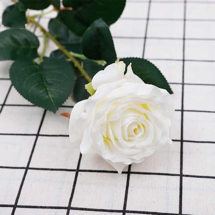 Artificial Single Rose Flowers - Perfect for Wedding Decor