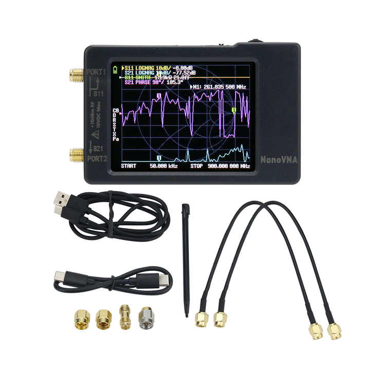 Nanovna-h Nanovna 50khz-1.5ghz Handheld Vector Analyzer