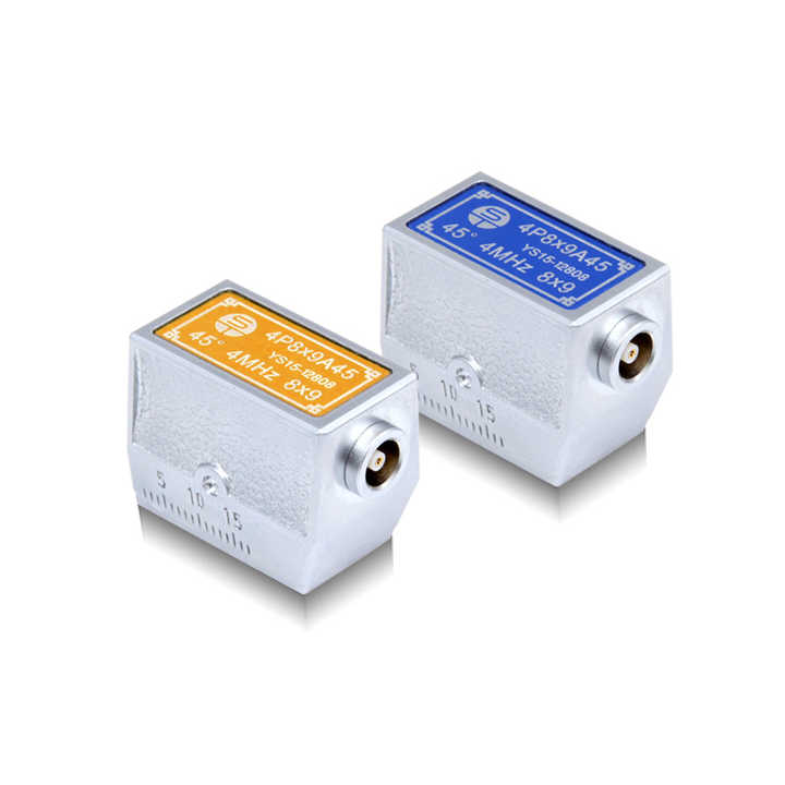 YUSHI Standard Angle Beam Probe 2/4mhz 8*9mm NDT Probe
