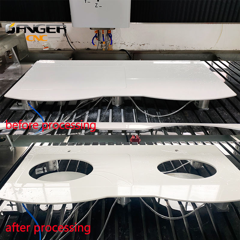 3 Axis Marble Granite Quartz Stone Kitchen Countertop Processing ...