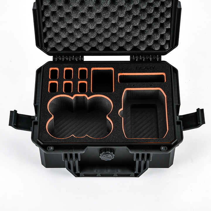 GLARY Outdoor Plastic Custom Drone Flight Case Box with EVA Foam ...
