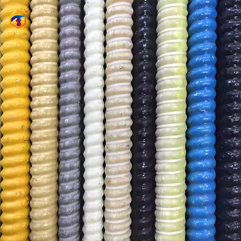 GFRP Rebar FRP Rebar Glass Fiber Reinforced Plastic Rebar Various Sizes ...