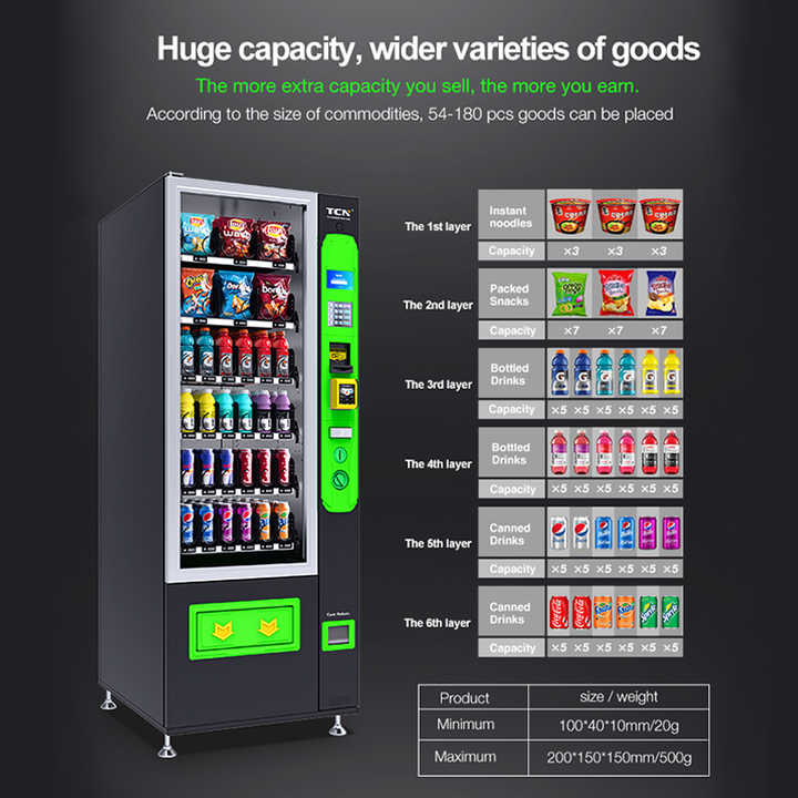 TCN Small Size Vending Machines - Smart Snack Solutions