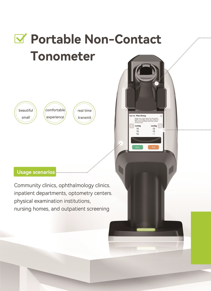 TH1U Portable Non-Contact Tonometer Automatic Alignment Blue Guide ...