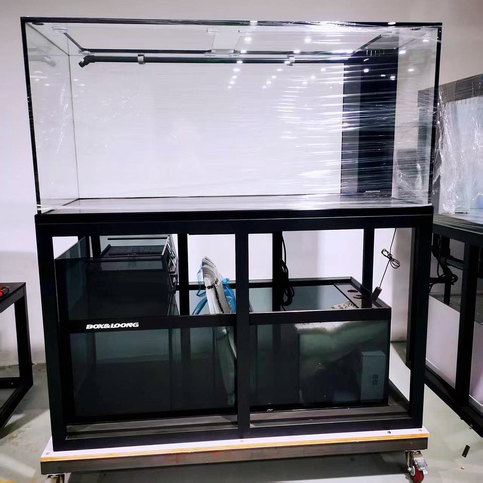 Factory Direct Supply Deluxe 15mm Glass Fish Tank Long Commercial Hall ...