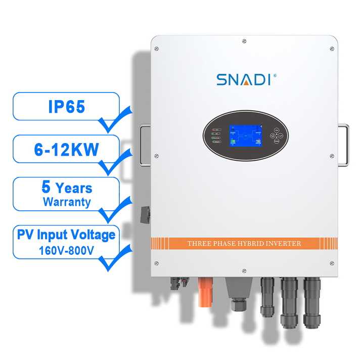 SNADI 6KW 12KW Industrial Solar Panel Energy System 10KW Off Grid Solar ...