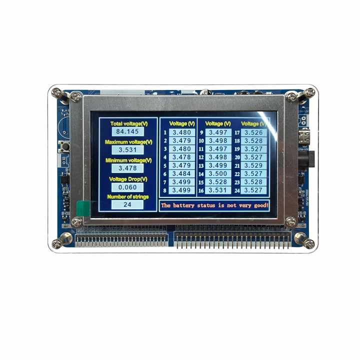 HeltecEnergy 1S-24S Battery Voltage Tester Display Single Cell Voltage ...