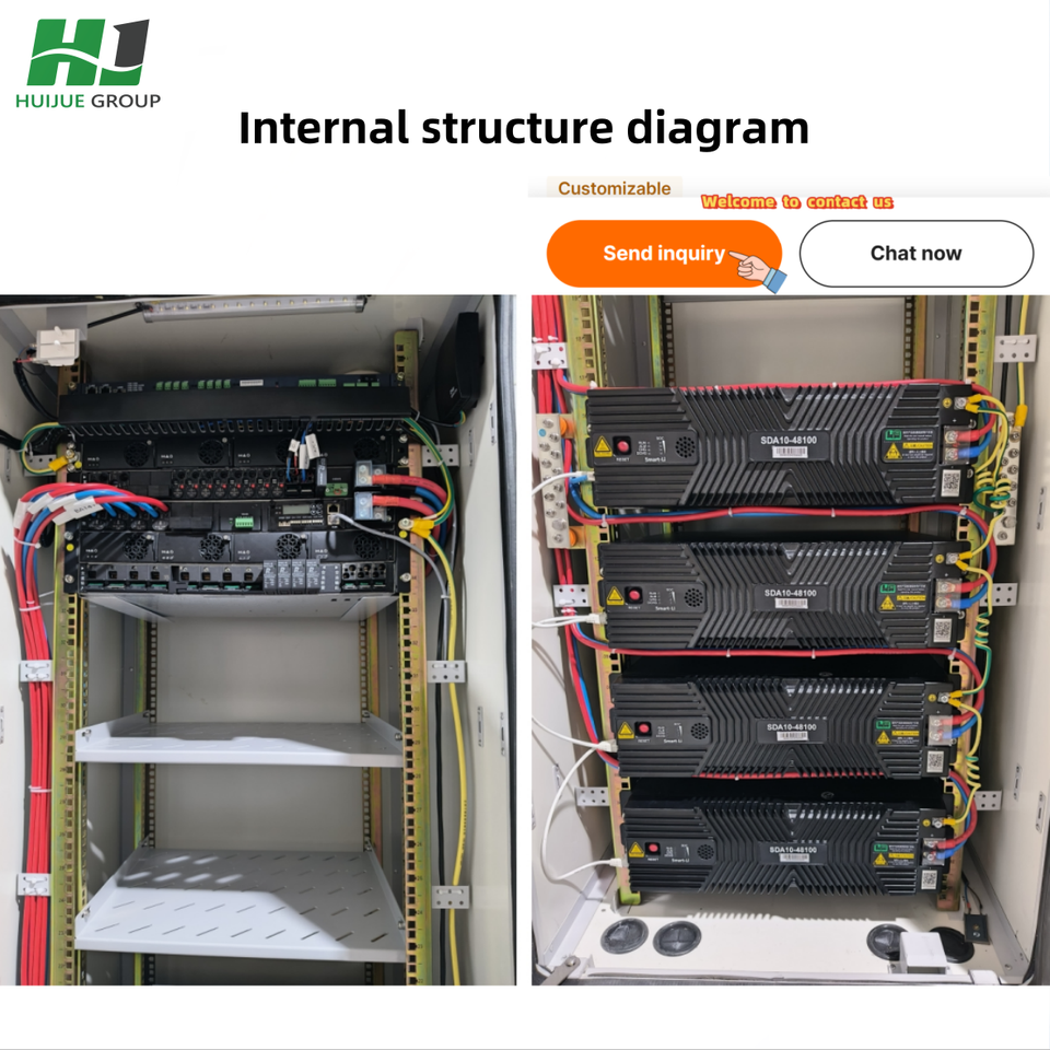 Commercial Solar Energy Storage Battery Cabinet 40kWh 48V 51.2V Off ...