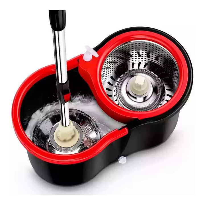 Efficient Mop and Bucket Set - Durable & Versatile Cleaning