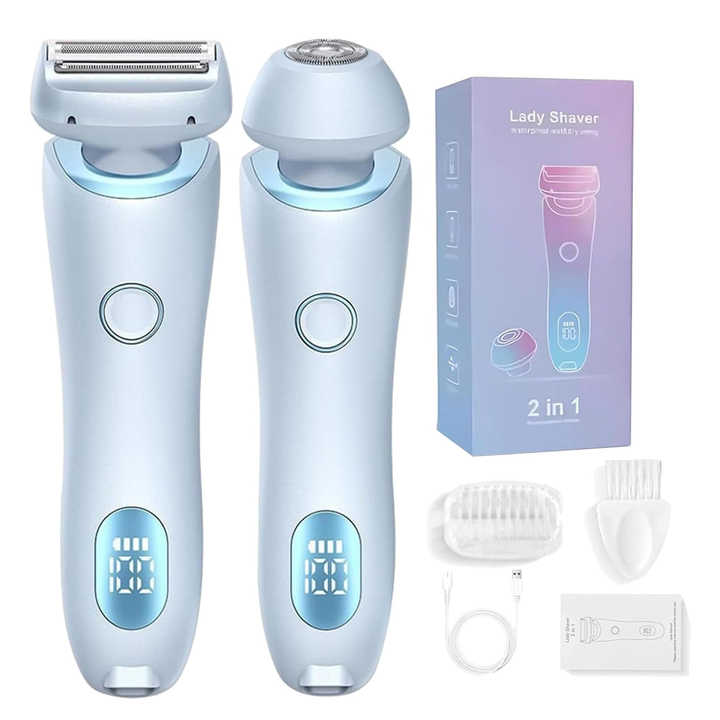 New 2025 Wireless Painless Professional Electric Razor Facial Bikini ...