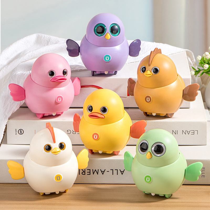 2025 Cube Wibble-Wobble Duck Baby Chicken Swinging Plastic Animal Toys ...
