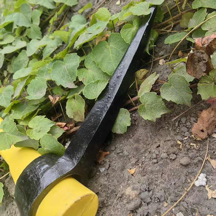 Heavy Duty Forged Steel Pickaxe Mattock Garden Tool with Wood/Plastic ...