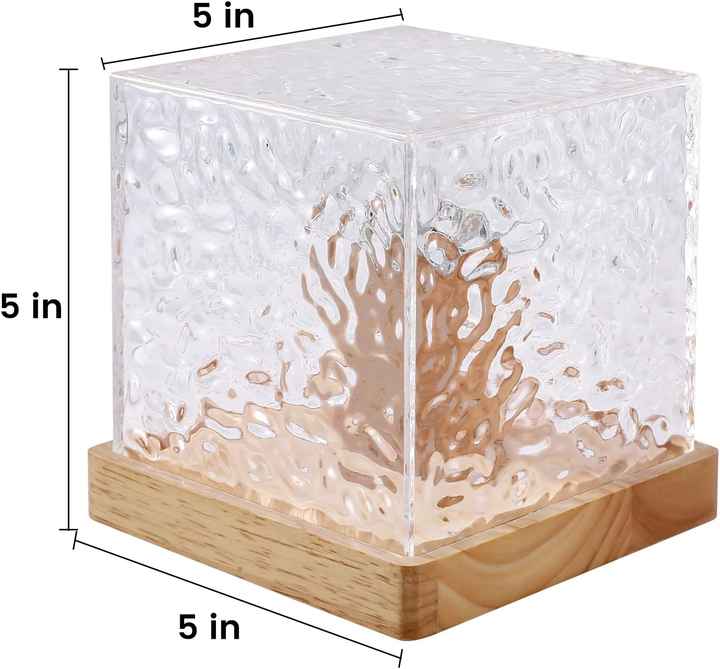 3D 16 Colors Rotating Crystal Aurora Lamp - Dynamic Beauty