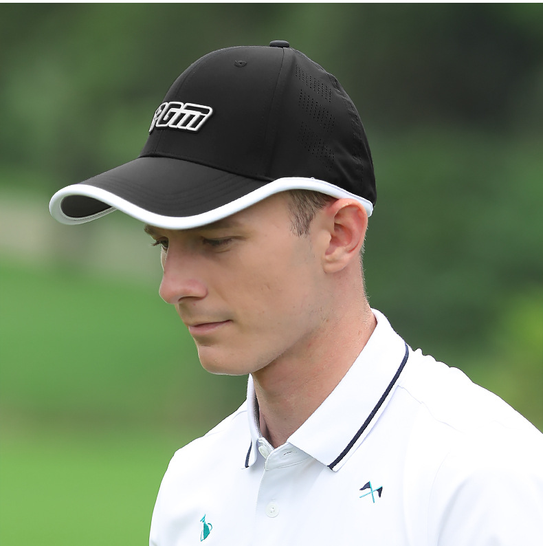 PGM MZ030 high quality custom golf cap 6 panel polyester profissional ...