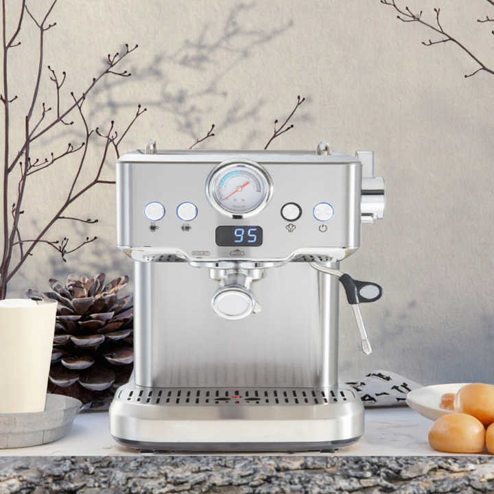 Household Hotels Newly Semi-Automatic Italy Latte Maker Espresso ...