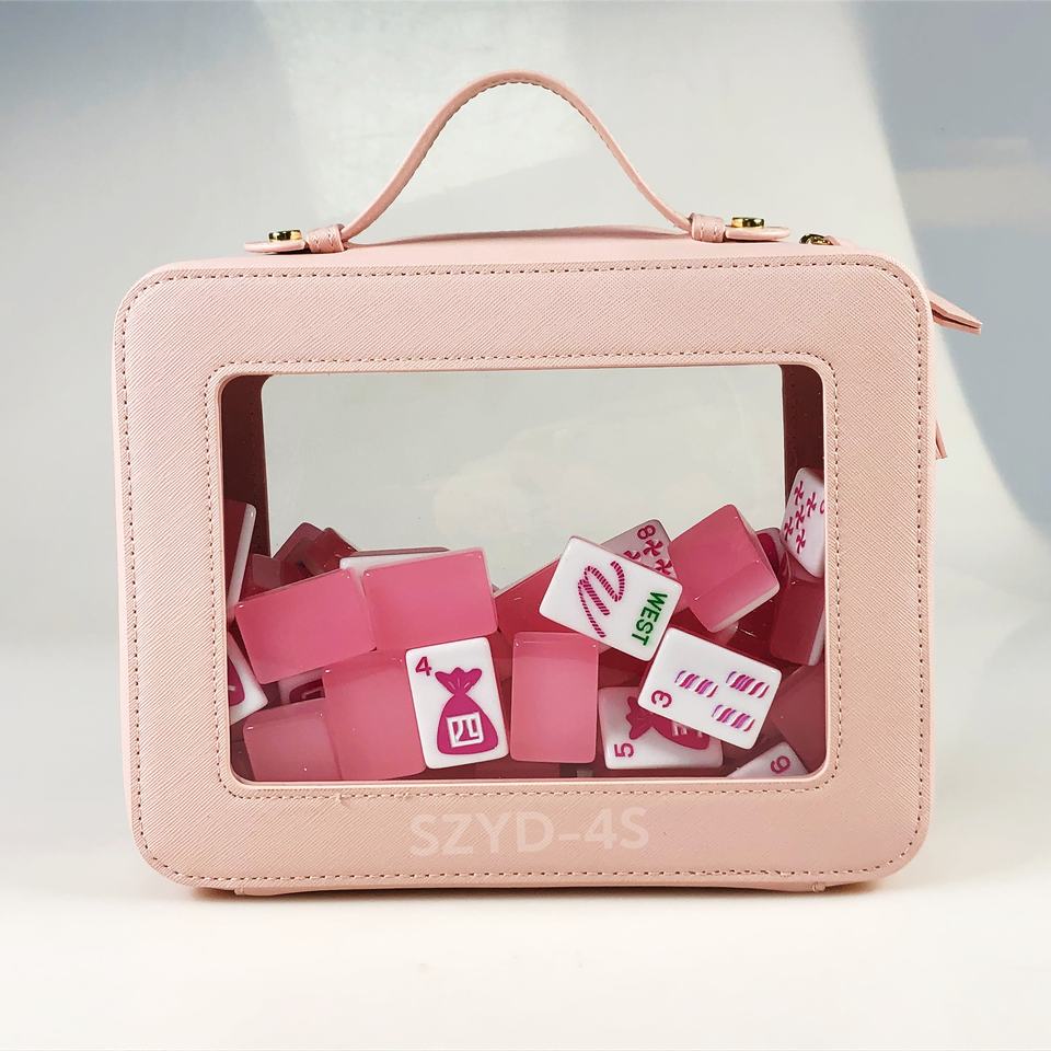 Custom Logo Clear PVC Mahjong Tiles Bag Waterproof Clear PVC Secure ...