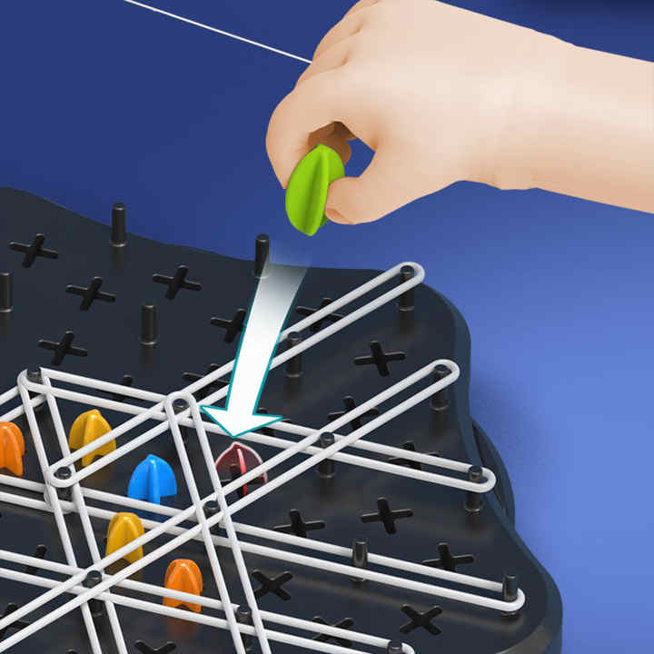 Wholesale Multiplayer Puzzle Game - Brain Toys Rubber Band Triangle