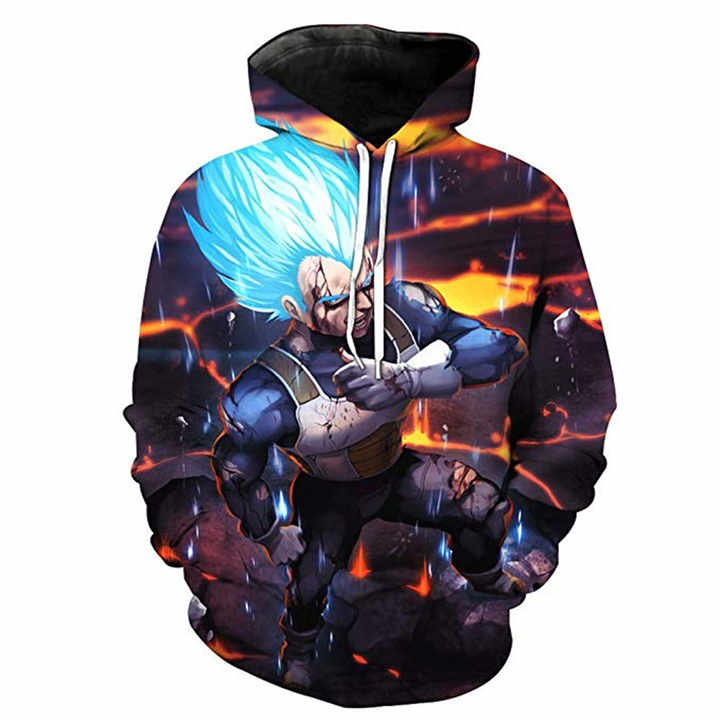 Evertop Custom Unisex Pullover Hoodie Sweatshirt Men's 3D Print ...