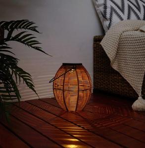 Ontdek de fabrikant Solar Rattan Lantern Light van hoge kwaliteit voor ...