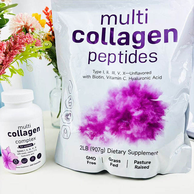 Collagen Complex Multi Collagen Tablets Supplement Hydrolyzed Protein ...