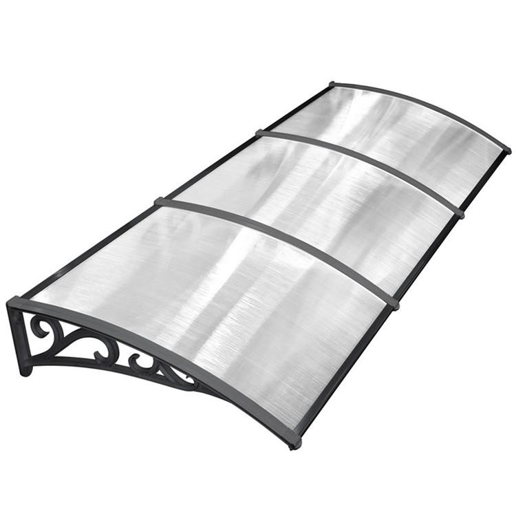 Outdoor Manual Polyester Plastic Frame Rain Canopy Awning Window Garden ...