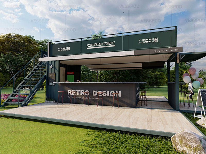 2025 Innovative Luxury Shipping Container Restaurant & Bar Modern ...