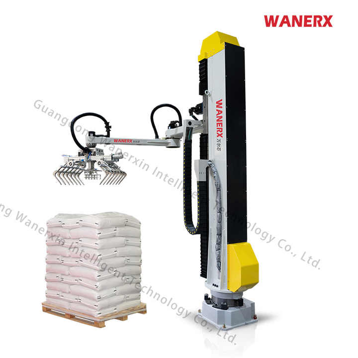 70kg Automatic Robotic Depalletizing Machine Column Type Palletizer Stacking Machine for ...