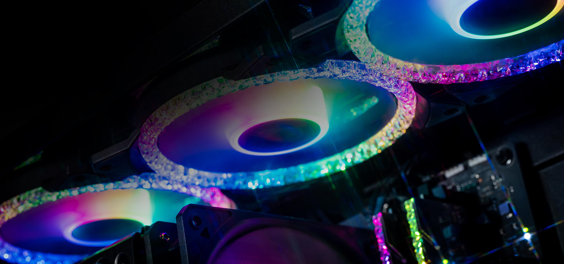 Cooler Supreme mf120 edge diamond color chassis fan PWM speed ...