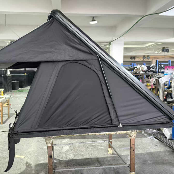Rooftent Aluminum Rooftop Tent 4 Person Hard Shell Pop up Waterproof ...