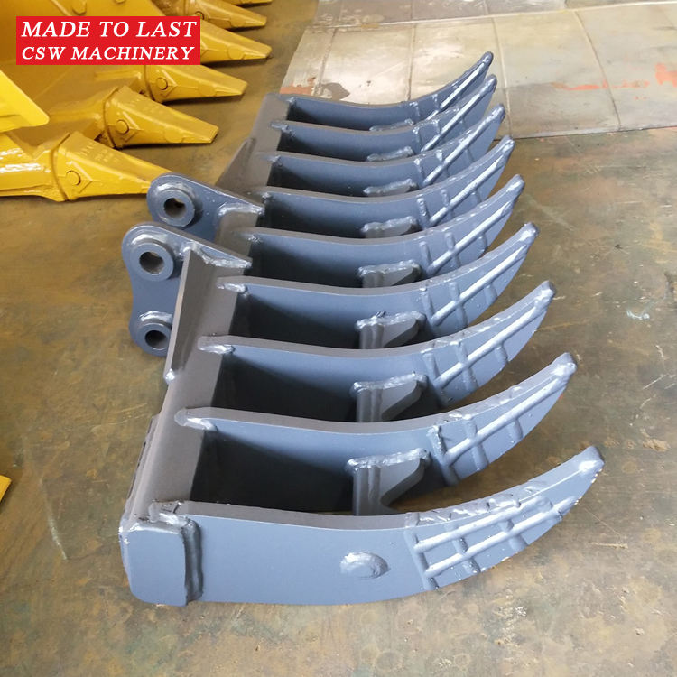 Mini excavator stick rake is suitable for Yanmar vio25 root rake is ...