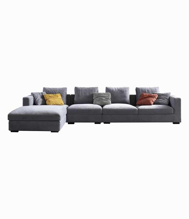 Modern Luxury Postmodern Corner Modular Sectional Couch Lounge Chaise ...