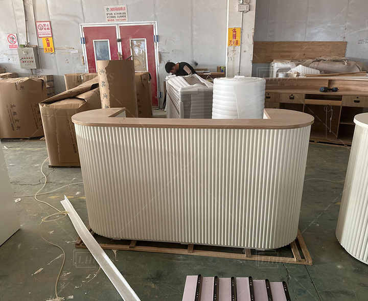 Luxury Hair Salon Reception Desk - Modern & Stylish Design