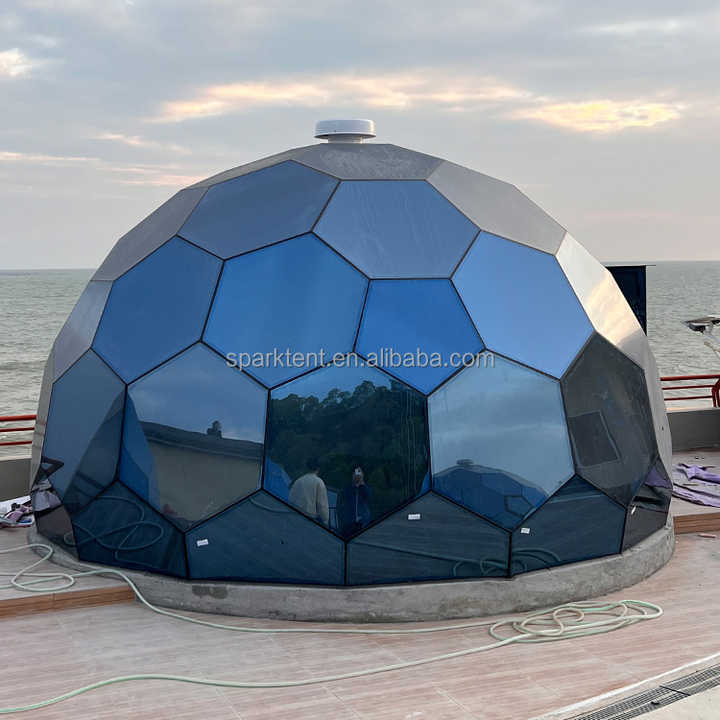 Luxury Geodesic Glass Dome House Tent with Aluminum Frame