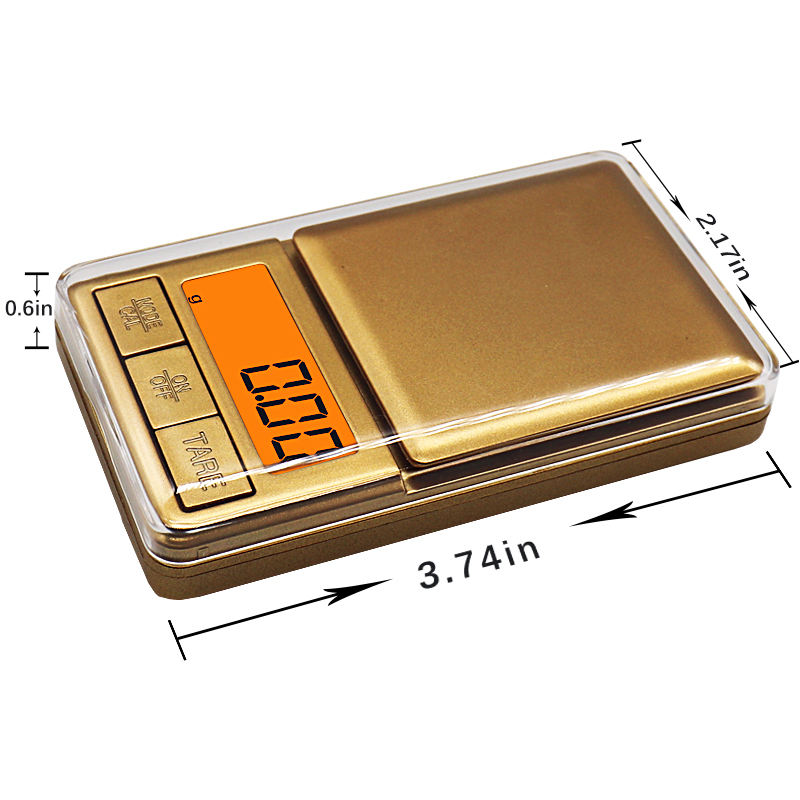 High Precision Stainless Steel Mini Digital Jewelry Scale 500g Capacity ...
