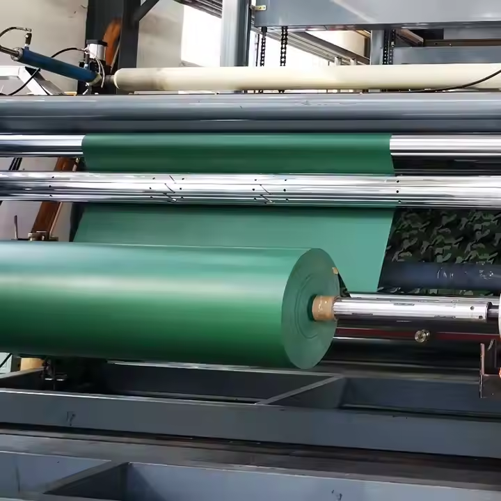 Dawei Factory's 610gsm/18oz Tarpaulin Waterproof Canvas Roll Woven PVC Knife Coated Vinyl Fabric ...