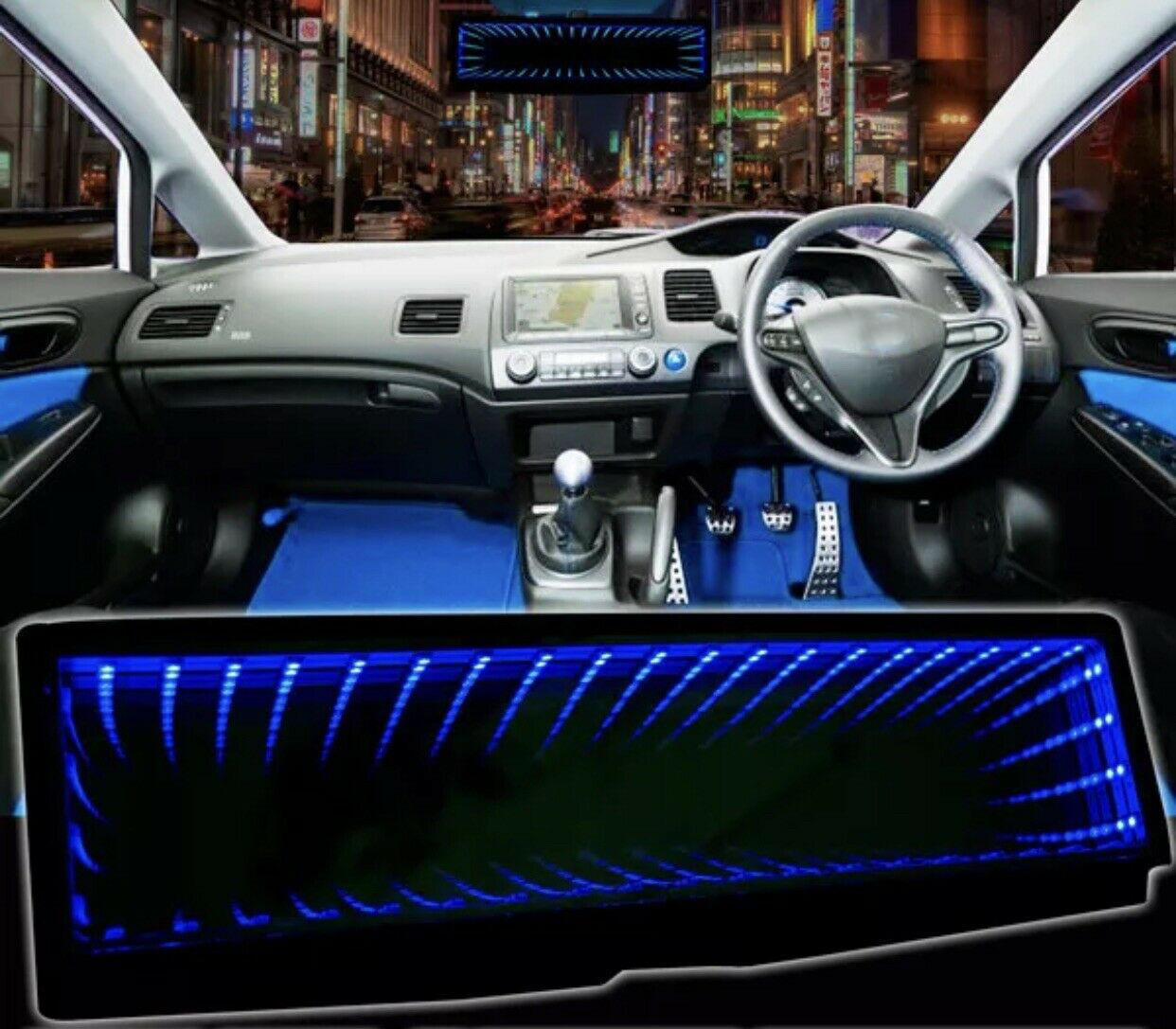 WHOLESALE JDM CAR LOGO WITH CUSTOM 3D LED CLIP ON INFINITY GALAXY FRONT ...