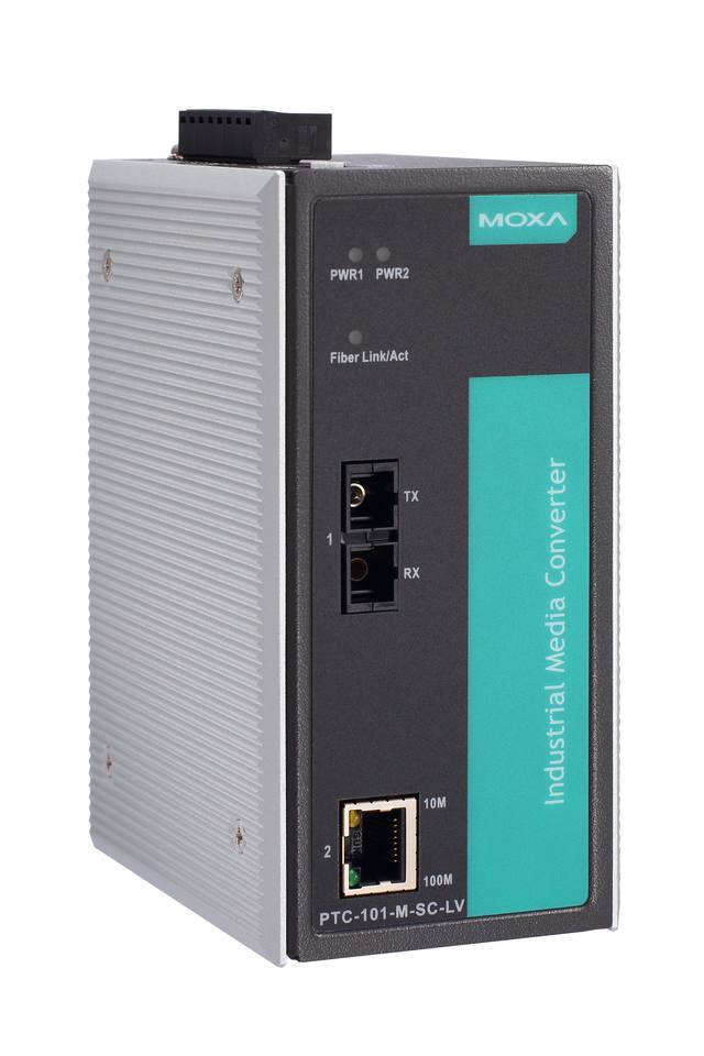 Moxa Ethernet-to-Fiber Media Converters with SFP Connector IP40 ...