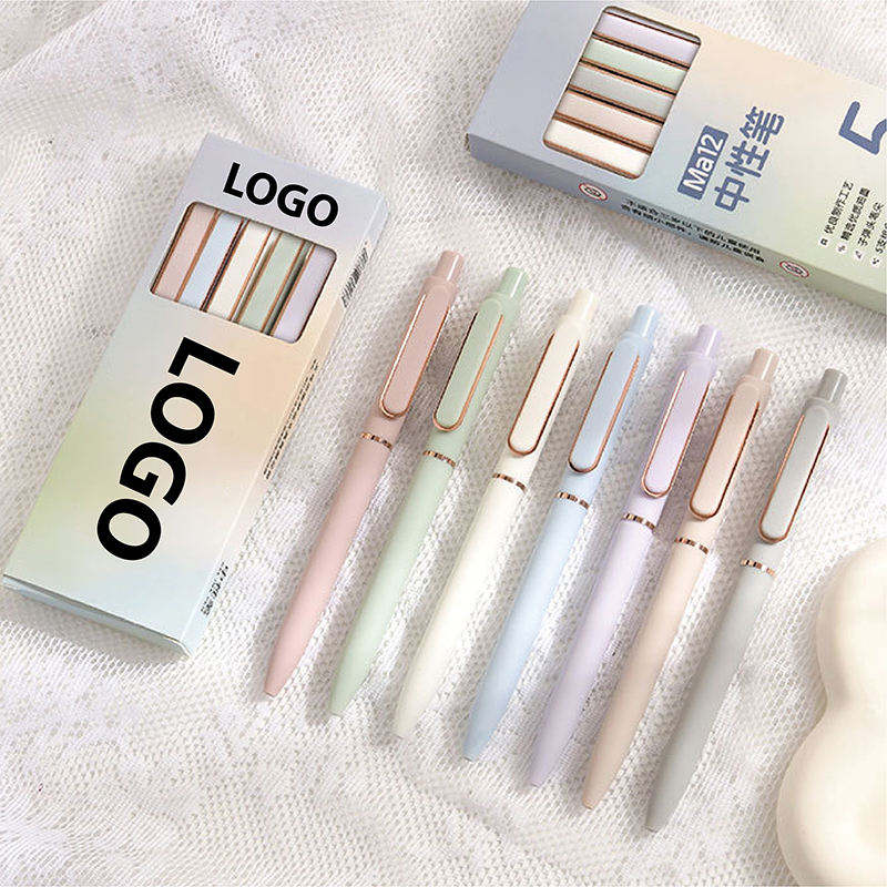 Wholesale Pastel Morandi Color Gel Pens Minimalist Design Smooth ...
