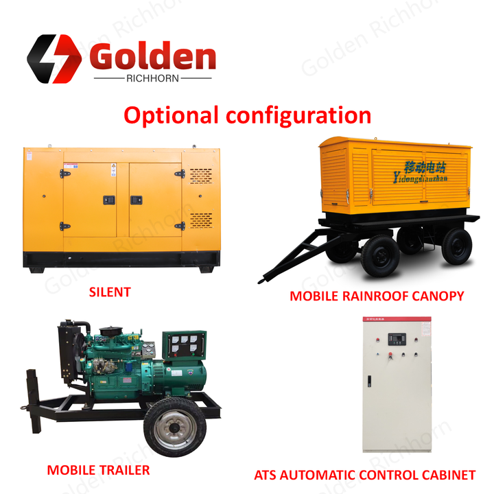 Intelligent 30KVA 40KW Open Type Silent Diesel Electric Generator 20KVA ...
