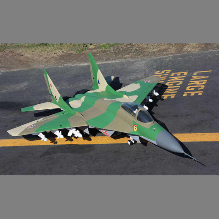 Electric Power Color Smoking RC Airplane Mig-29 - 500m Remote Control