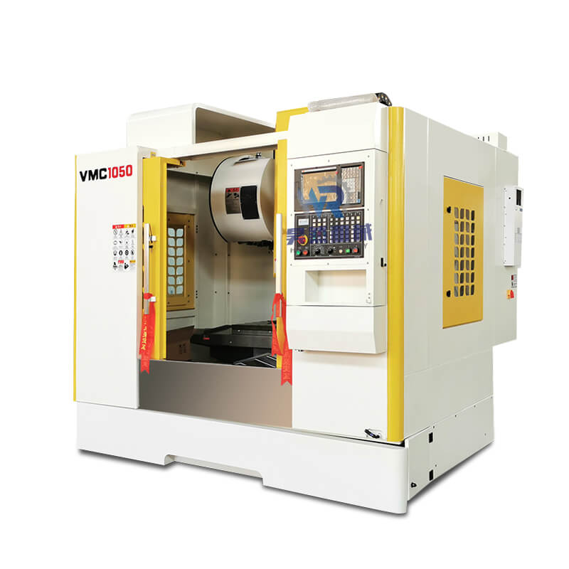 Vmc 1050 Heavy Duty 4 Axis Cnc Vmc Machine Design For Metal Cutting