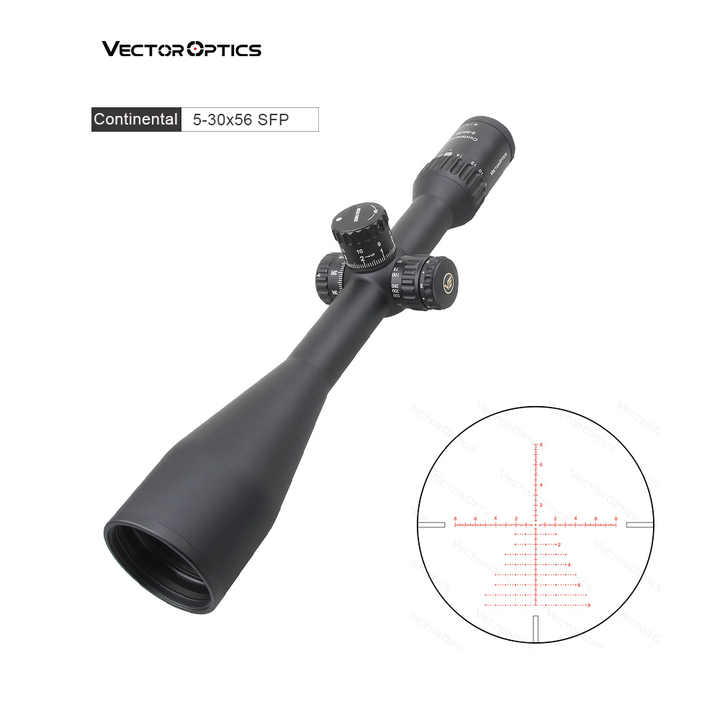 Vector Optics Continental Mira Telescopic 5-30x56 SFP ZERO STOP ...