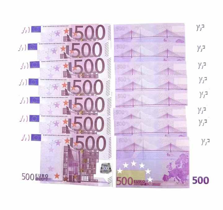 500 Euro Prop Money Realistic Prop Banknotes for Filming Roleplay ...