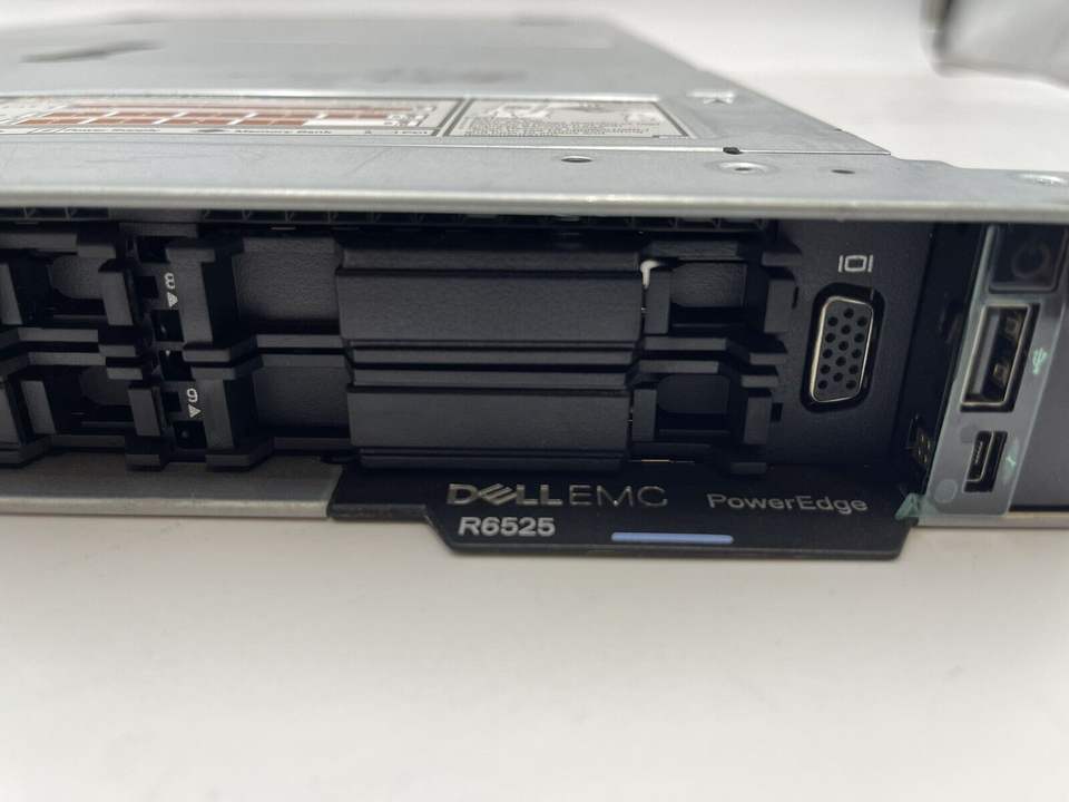 Used Del PowerEdge R6525 256GB Ddr4 3.2TB Nvme Hard Disk 7402CPU AMD ...