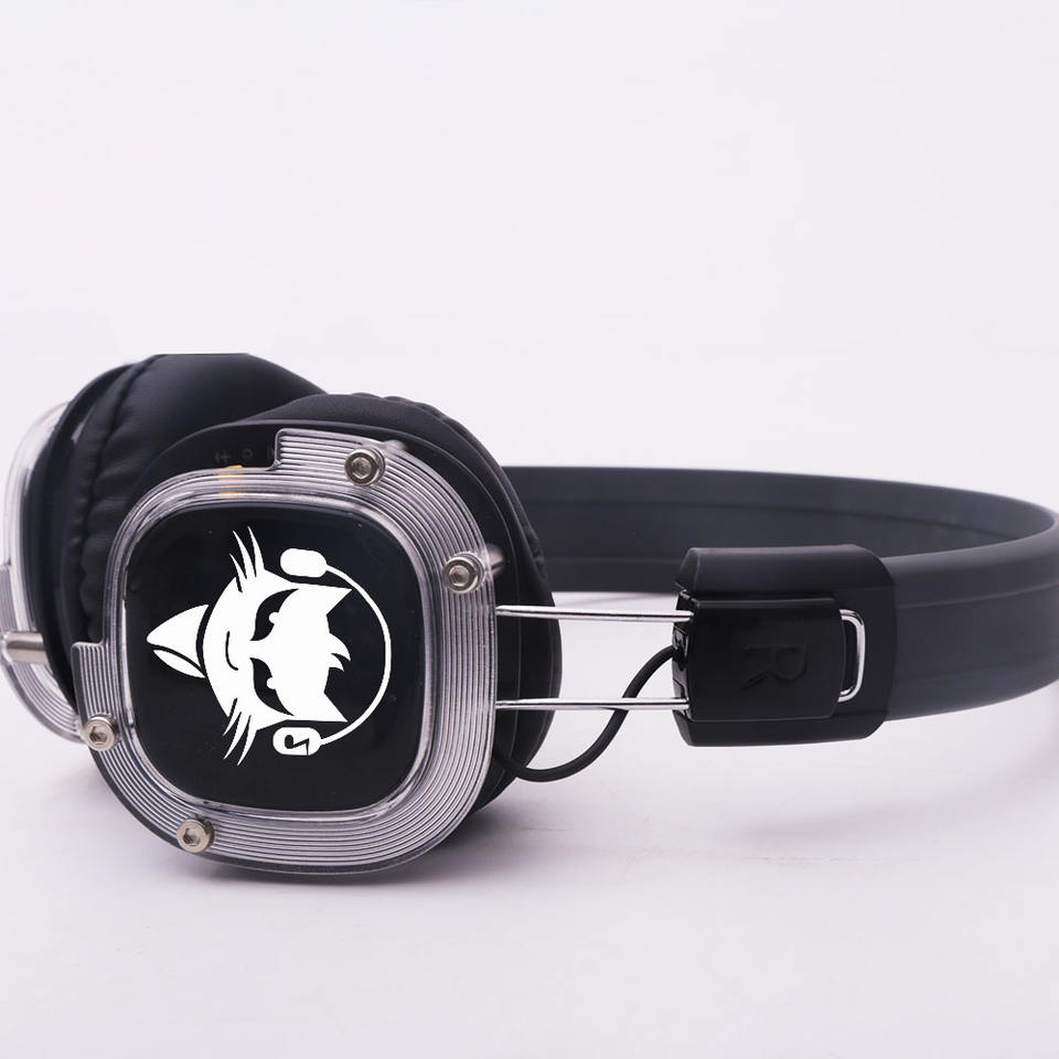 F8A Silent Disco Wireless Headphones Hifi With Led Light and 3 or More ...