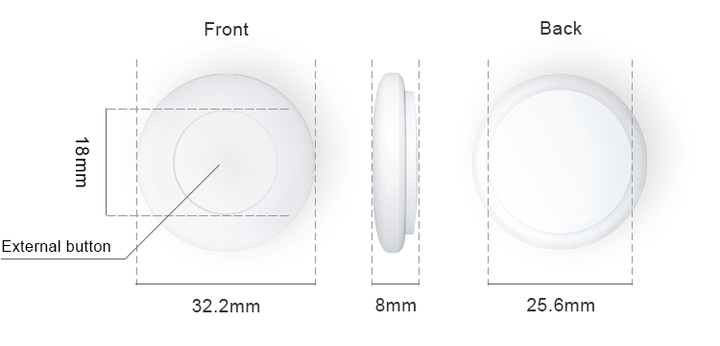 Bluetooth 5.0 Wearable Beacon with 16 Months Battery Life and OTA ...