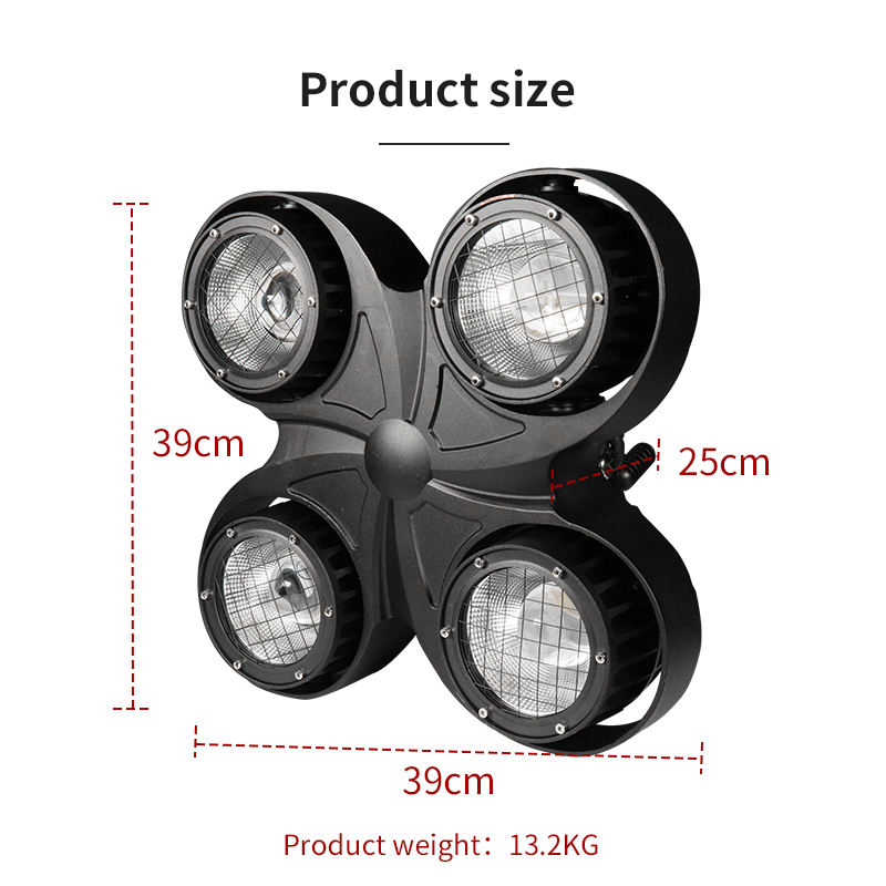 Professional Lighting 4 Eyes Led Warm Cool Stage Blinder Light Dmx512 ...